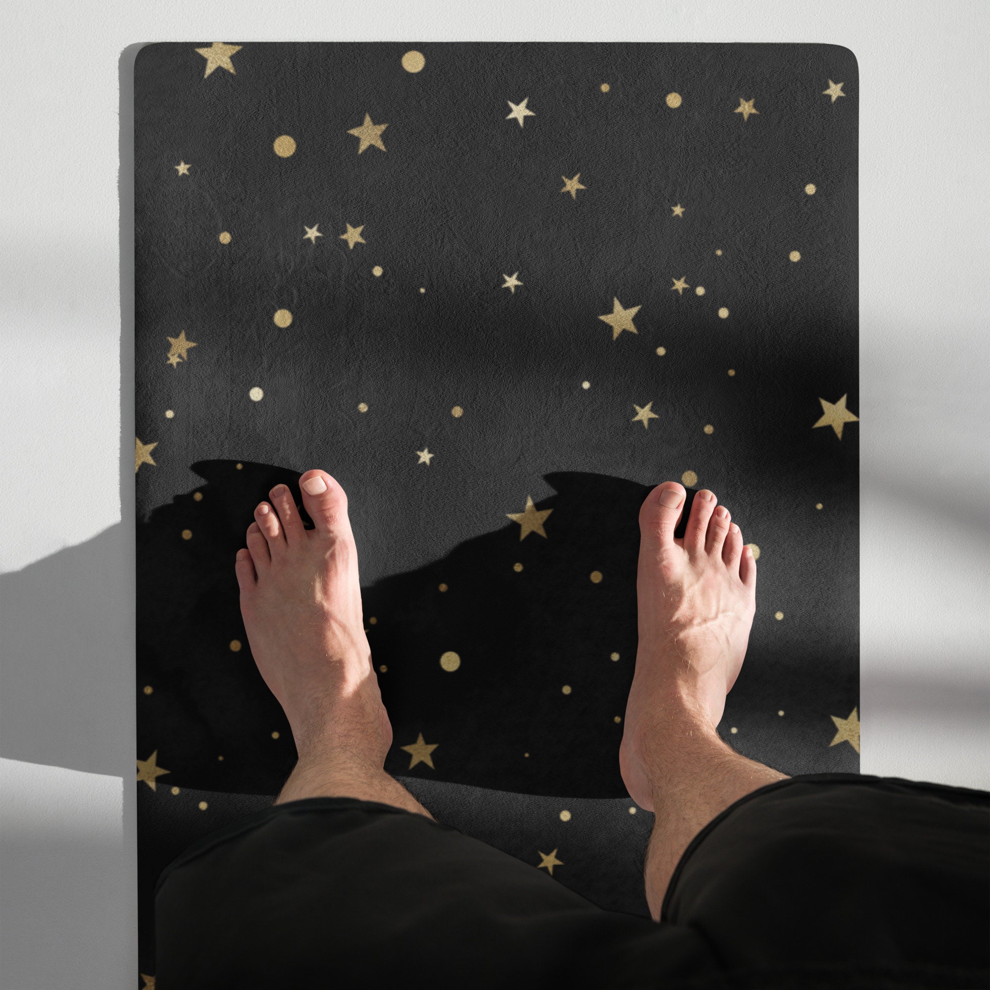 Sky and Stars Witchy Hippie Yoga Mat | Boho Pilates Mat | Goth | Tarot ...