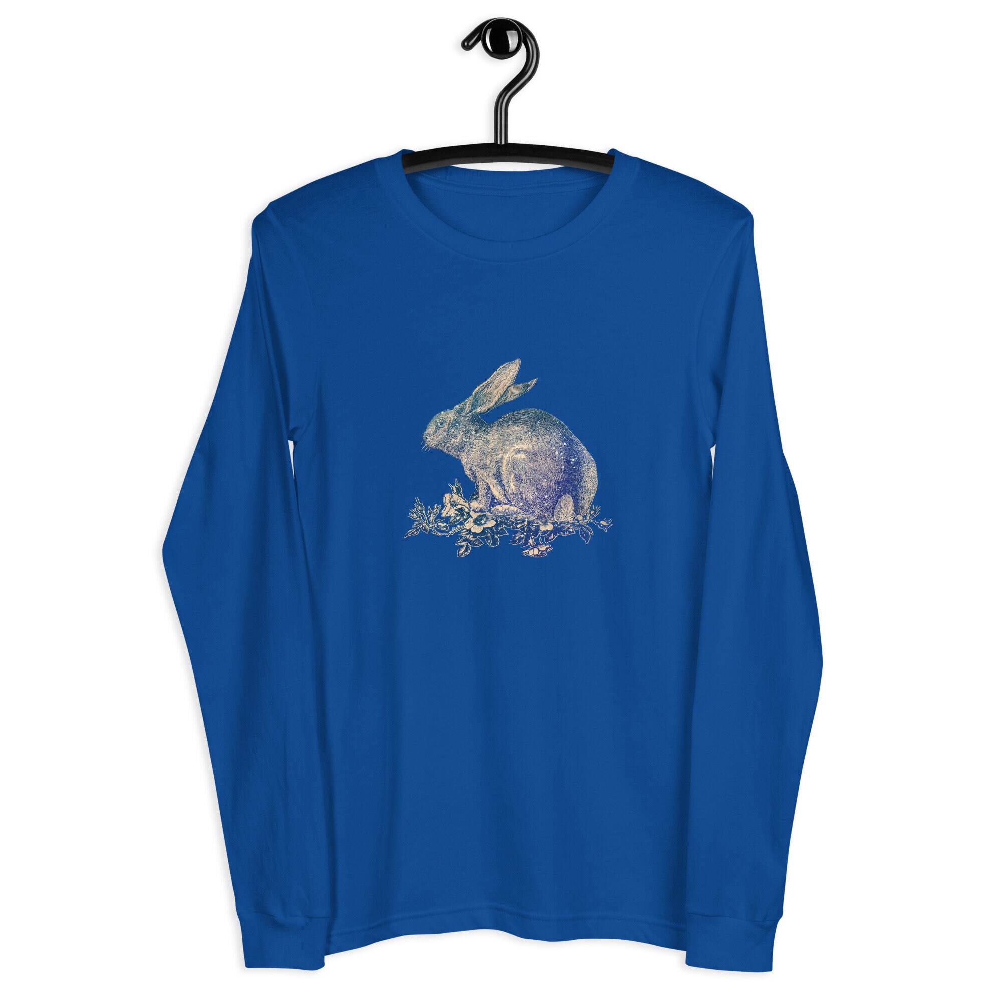 Celestial Rabbit Long Sleeve Top | Village Witch Sweater | Wiccan Shirt ...