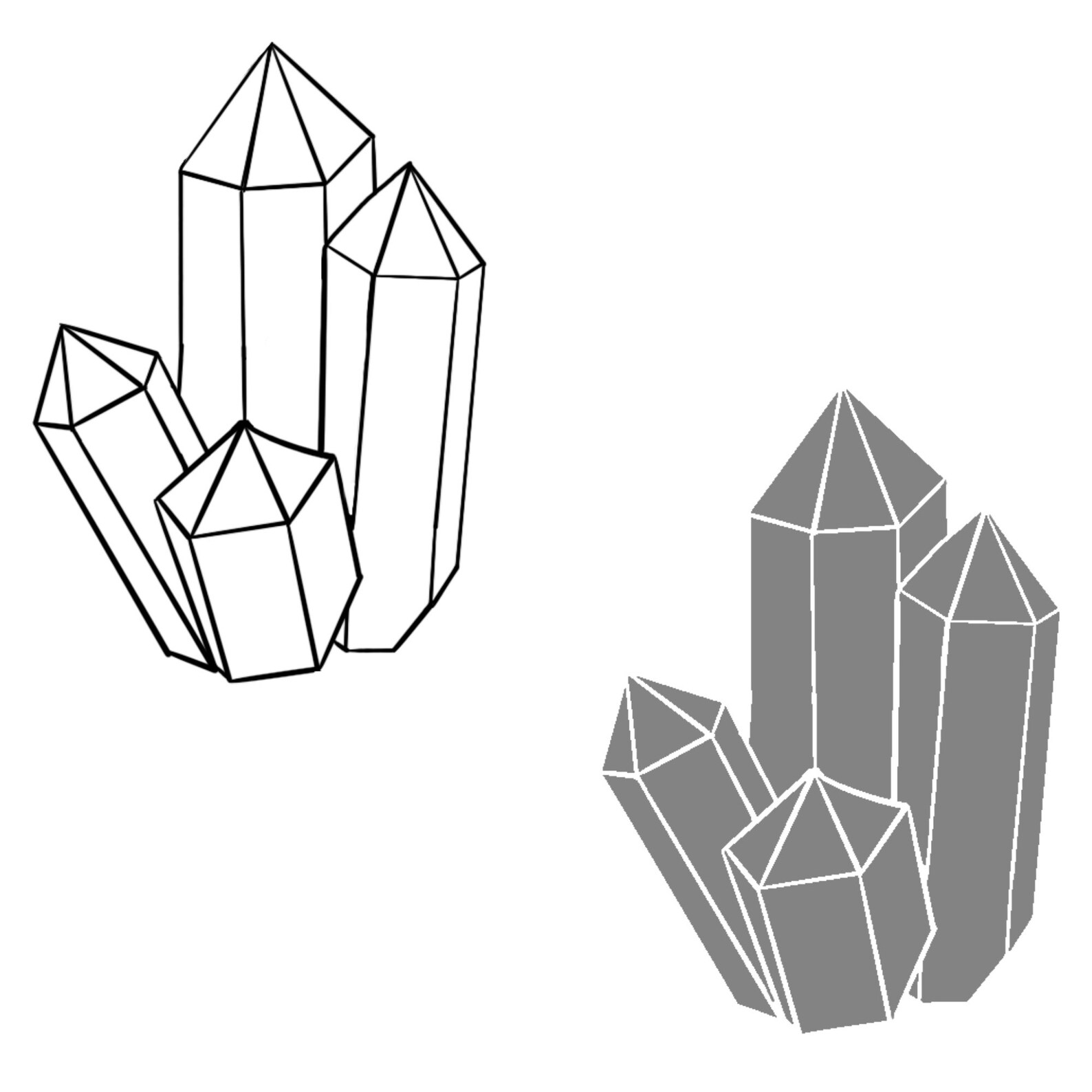 Small Crystal SVG Crystal Svg Digital Download Crystal Digital Download ...