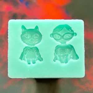Silicone Cute Superhero Kid Mold (sizes Are in Third Picture) (quality ...