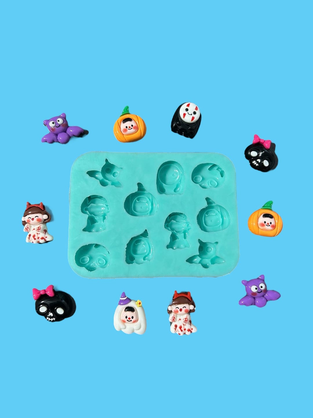 Silicone Cute Anime Character Mold (sizes Are in Pictures) (quality ...