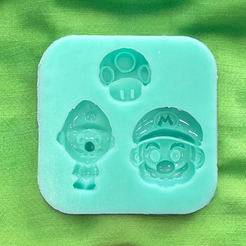 Silicone Video Game Character Mold (sizes Are in Last Picture) (quality ...