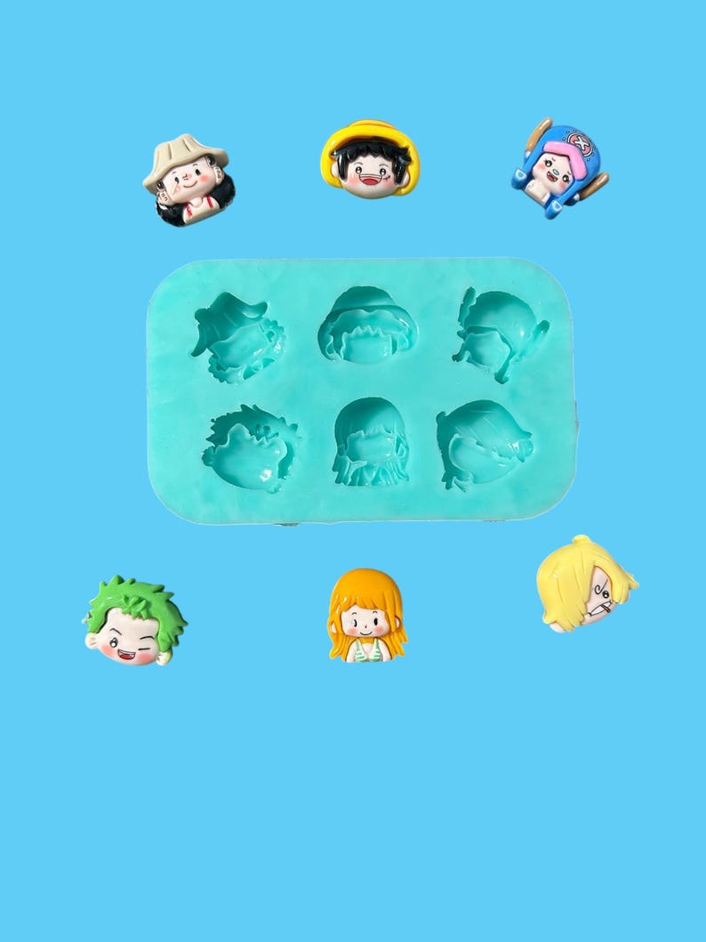 Silicone Anime Character Flexible Mold (check Pics for Sizes) - Etsy