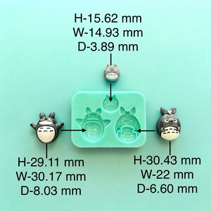 Silicone Cute Anime Character Mold (sizes Are in Last Picture) (quality ...