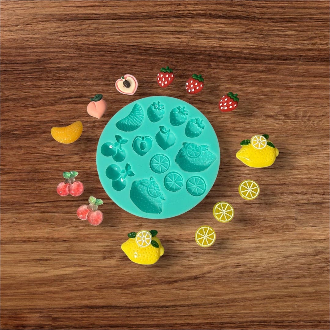 Silicone Variety Fruit Flexible Mold - Etsy