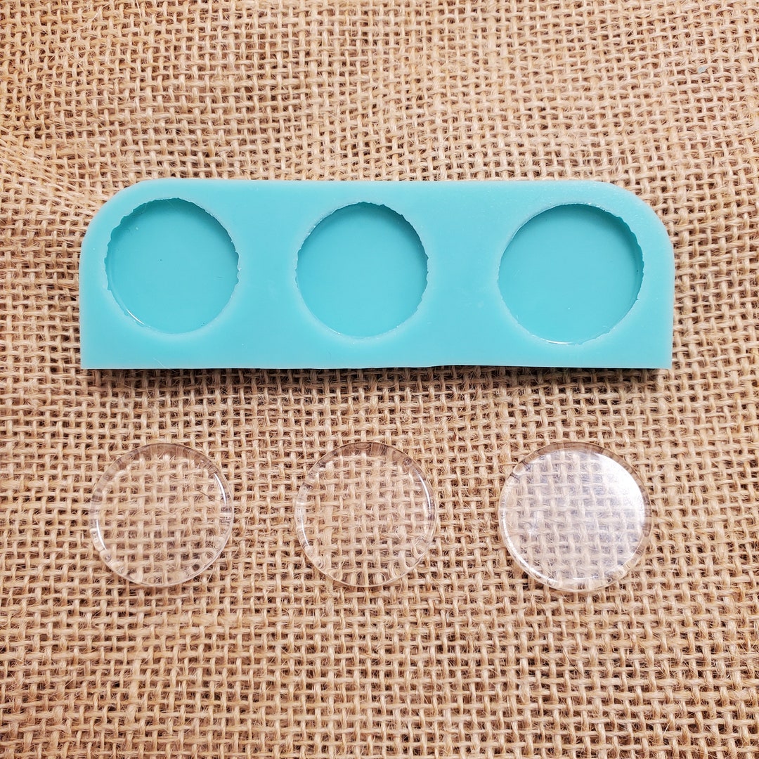 Silicone 25 MM Flat Circle Flexible Mold, CUSTOM Please Read ...
