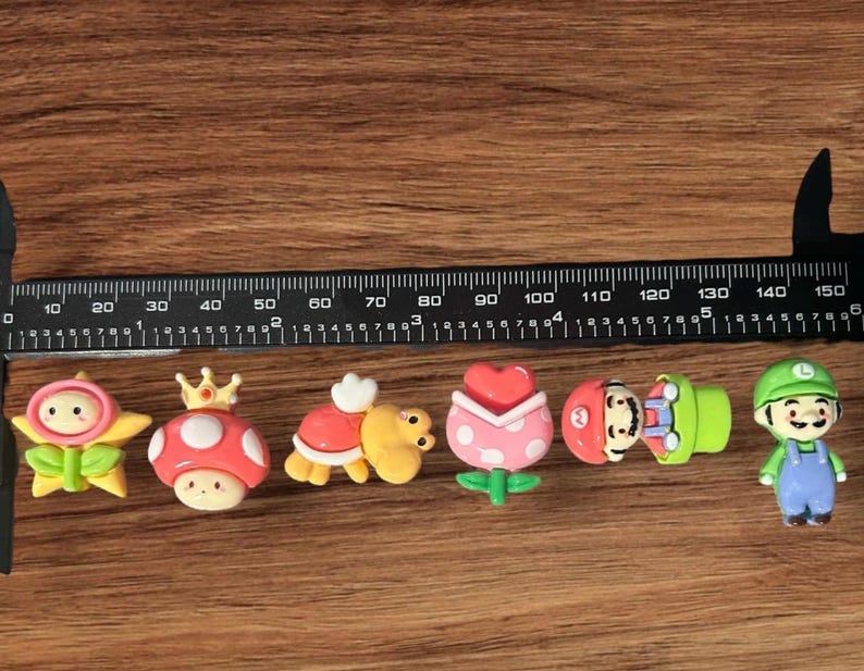 Silicone Cute Anime Video Game Character Mold (sizes Average 23x27 Mm ...