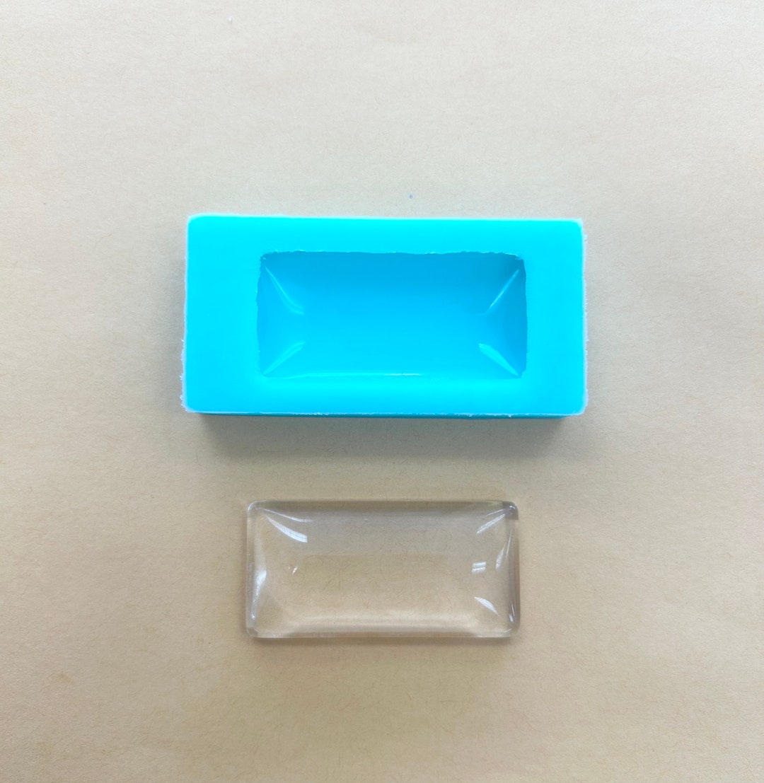 Silicone 25x50 MM Rectangle Flexible Mold (DEPTH=8.23 Mm), CUSTOM ...