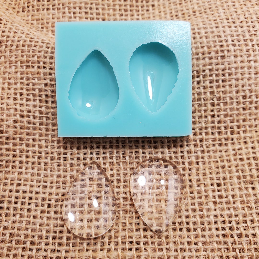 Silicone 18x25 MM Teardrop Flexible Mold, CUSTOM Please Read ...