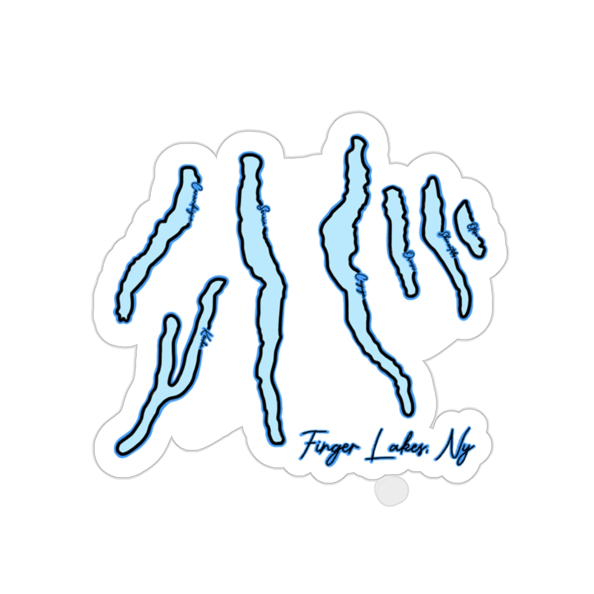 Finger Lakes Sticker, Flx Sticker, Lake Sticker, Finger Lakes NY ...