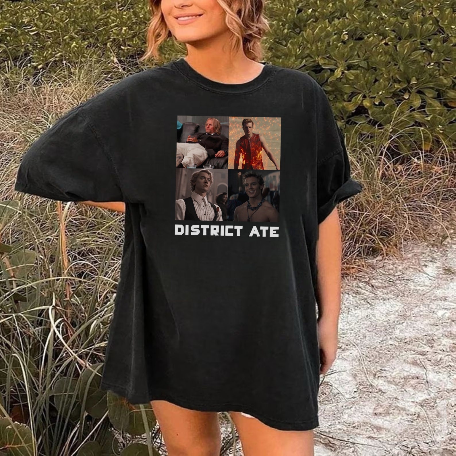 District Ate Shirt, THG Shirt, Josh Hutcherson, Sam Claflin, Tom Blythe ...