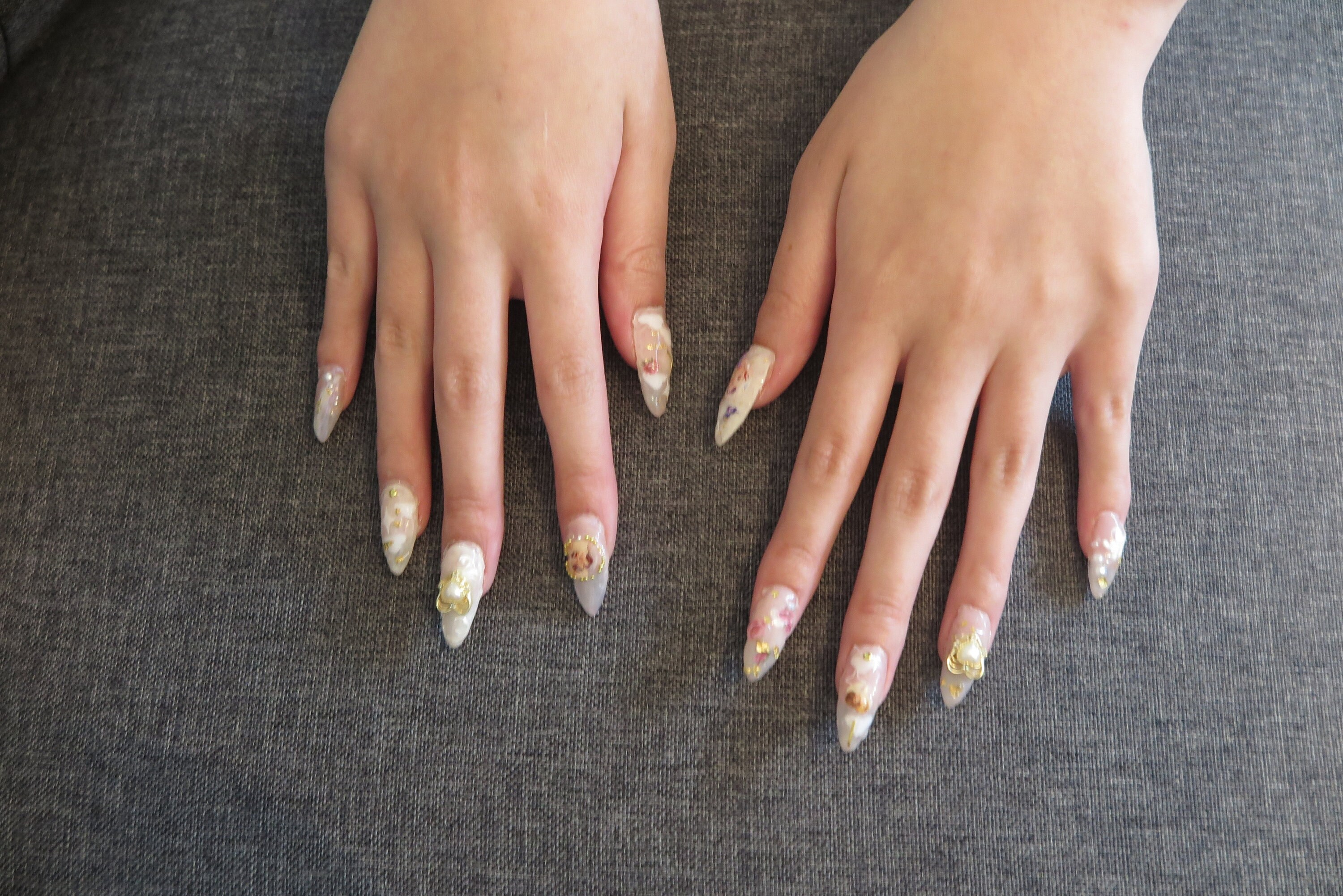 Rococo Fancy Nail Design - Etsy