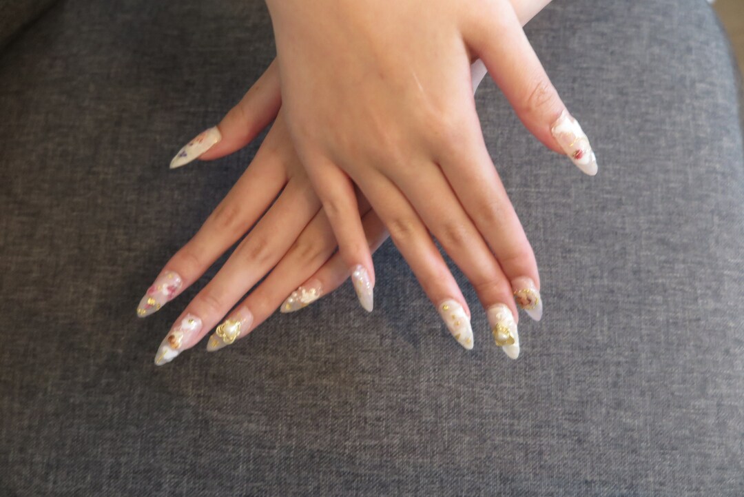 Rococo Fancy Nail Design - Etsy