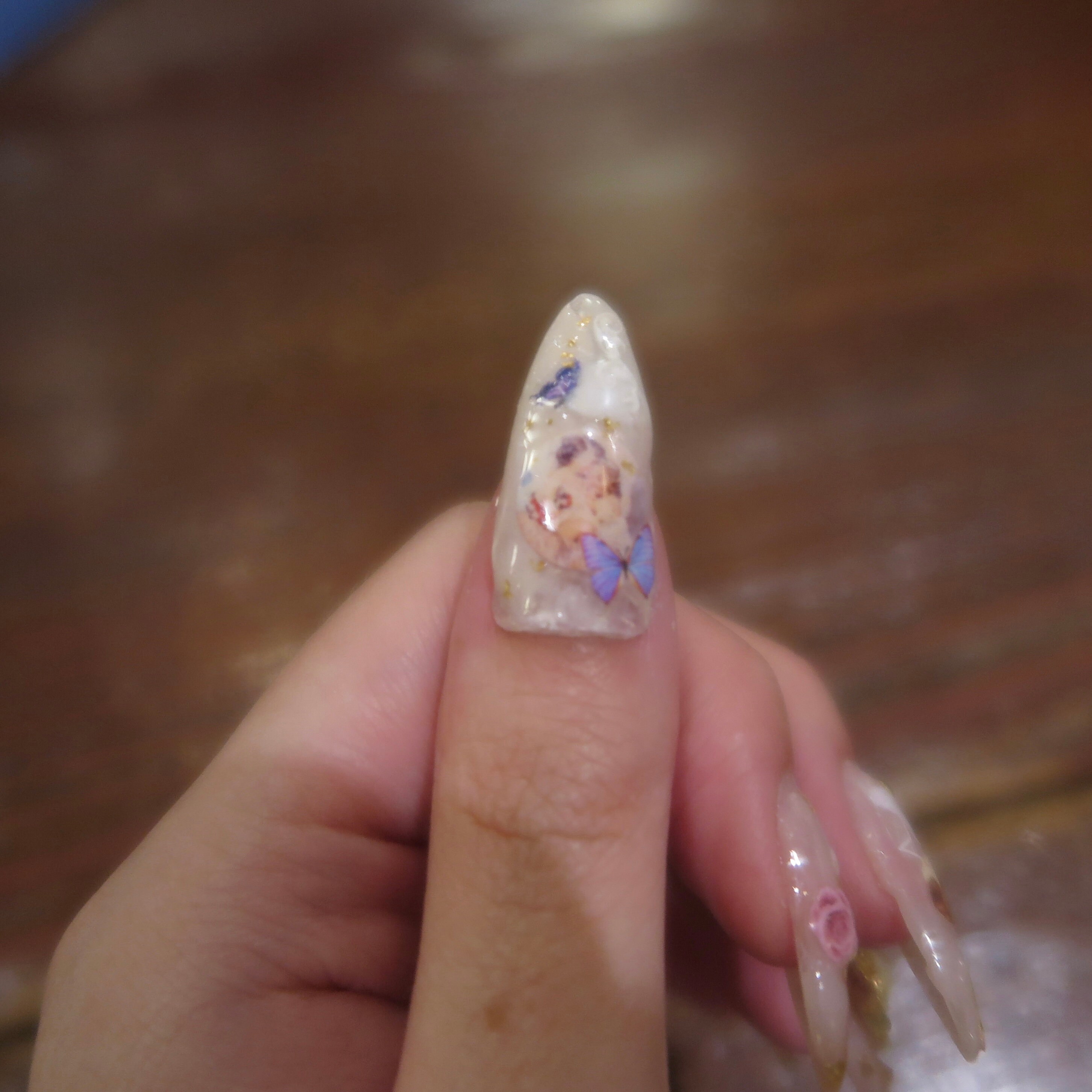 Rococo Fancy Nail Design - Etsy