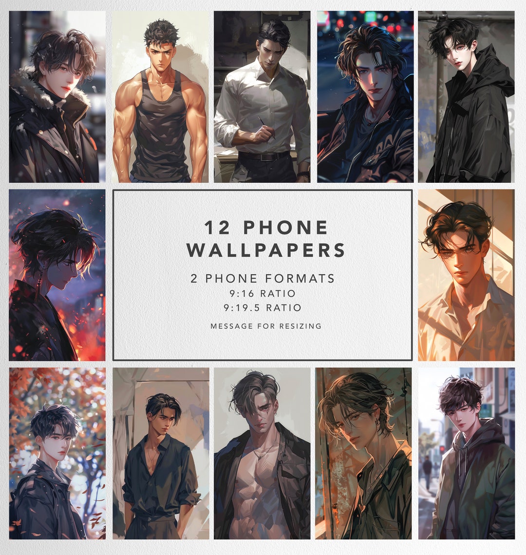 Cute Anime Boy Wallpapers Manga Fantasy iPhone Lock Screen Fashion Men ...