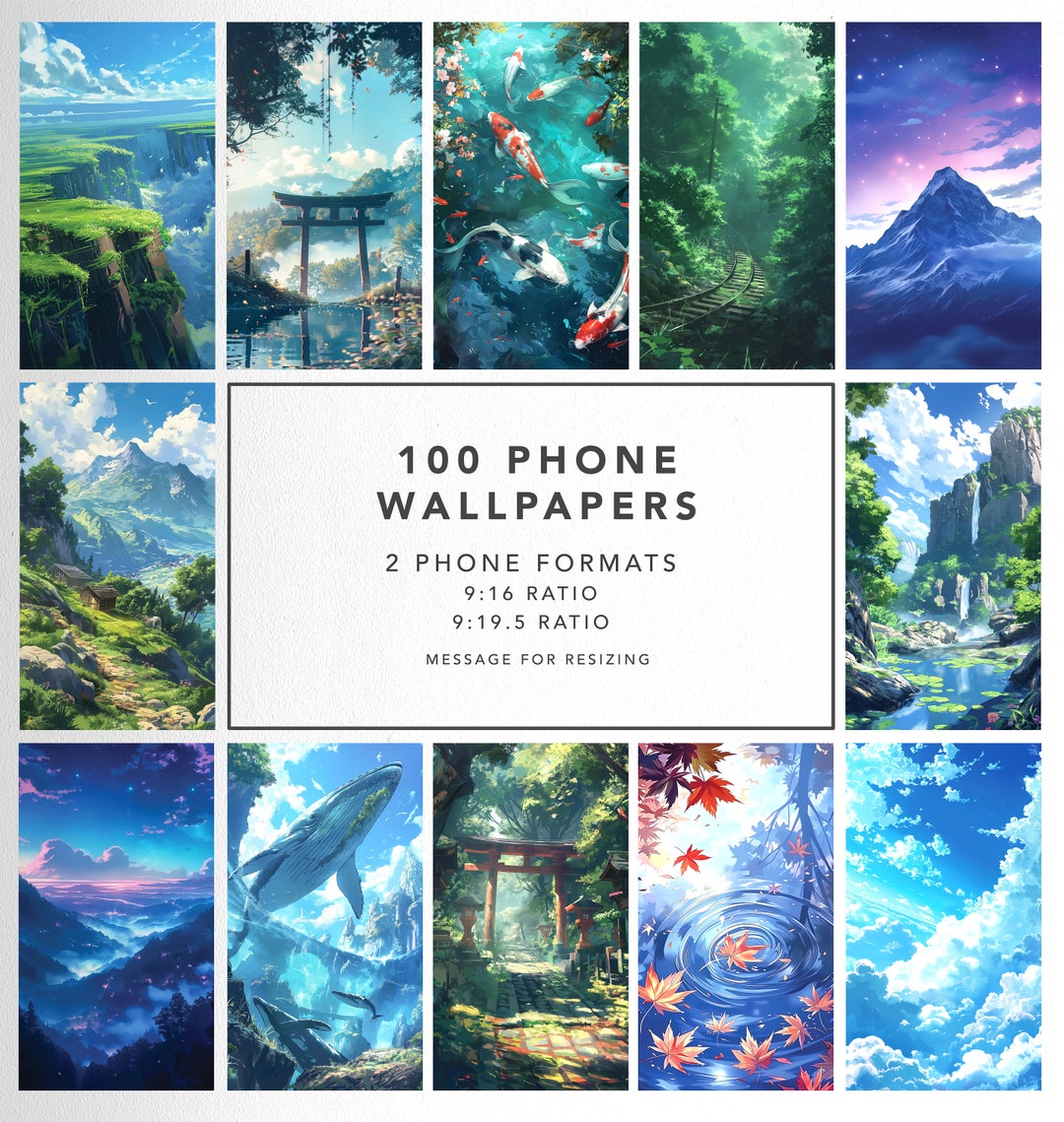 Beautiful Phone Anime Landscape Wallpaper Dreamy 4k Colourful Japanese ...