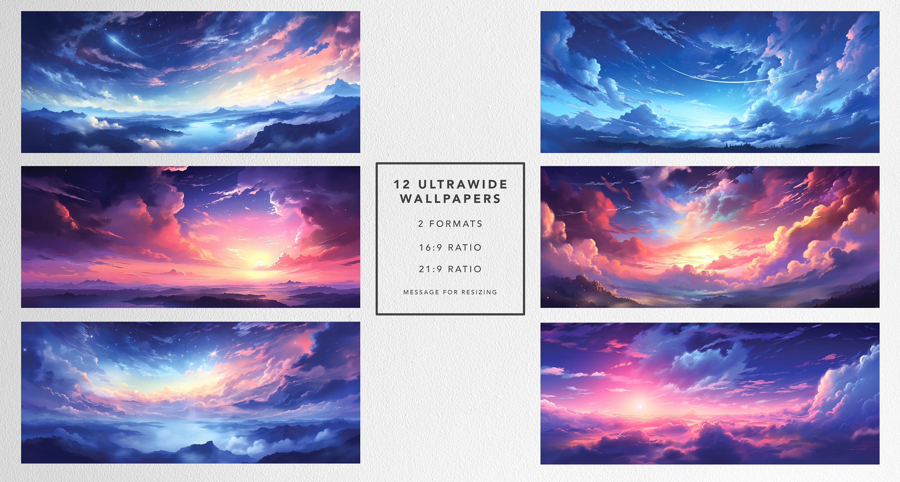 Beautiful Anime Sky Wallpaper Colorful Sky Wallpaper 4k Wallpaper