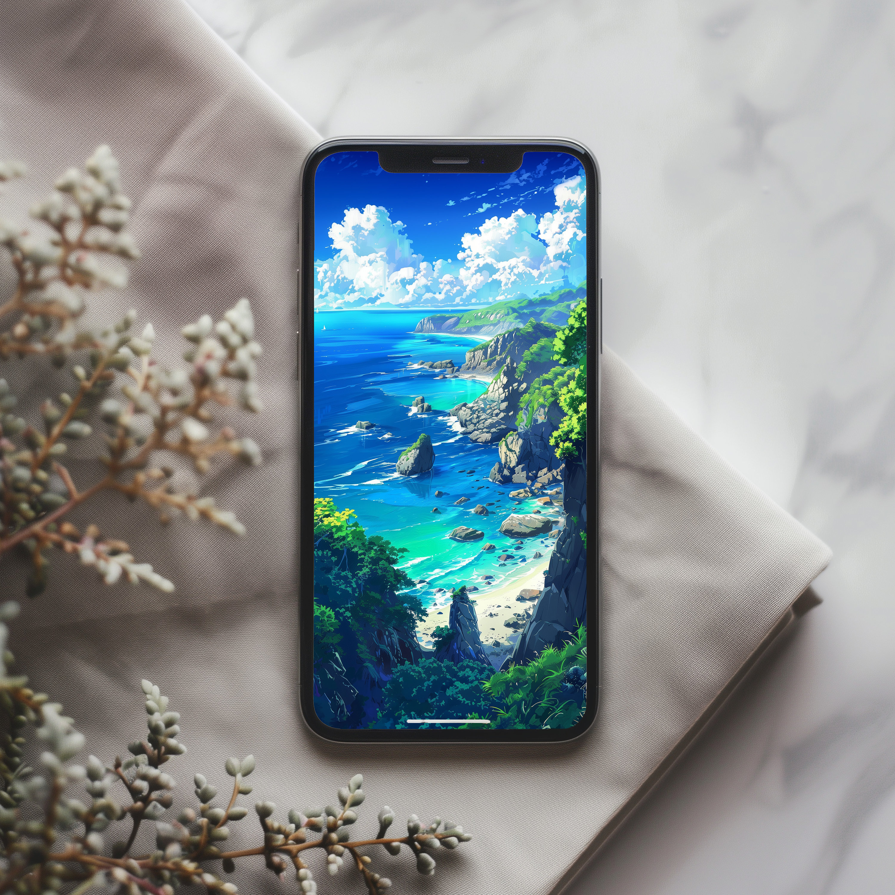 Beautiful Phone Anime Landscape Wallpaper Dreamy 4k Wallpaper Colourful ...