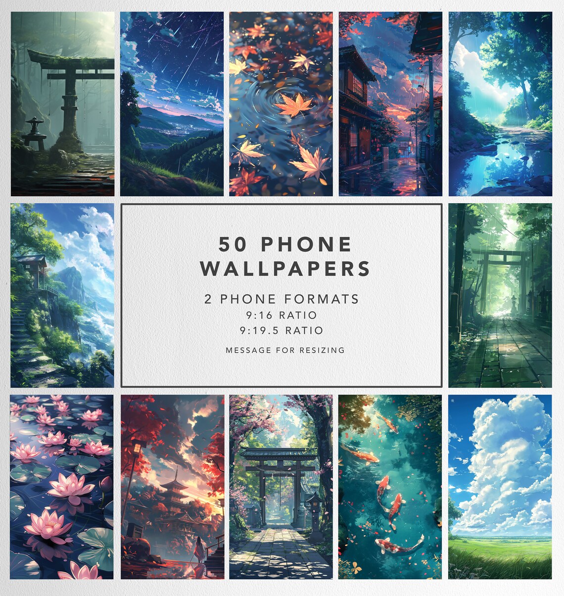 Beautiful Phone Anime Landscape Wallpaper Dreamy 4k Wallpaper Colourful ...