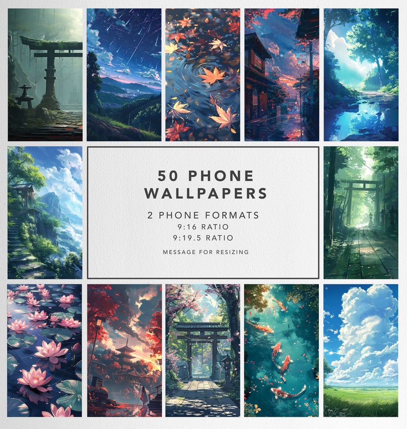 Beautiful Phone Anime Landscape Wallpaper Dreamy 4k Wallpaper Colourful ...