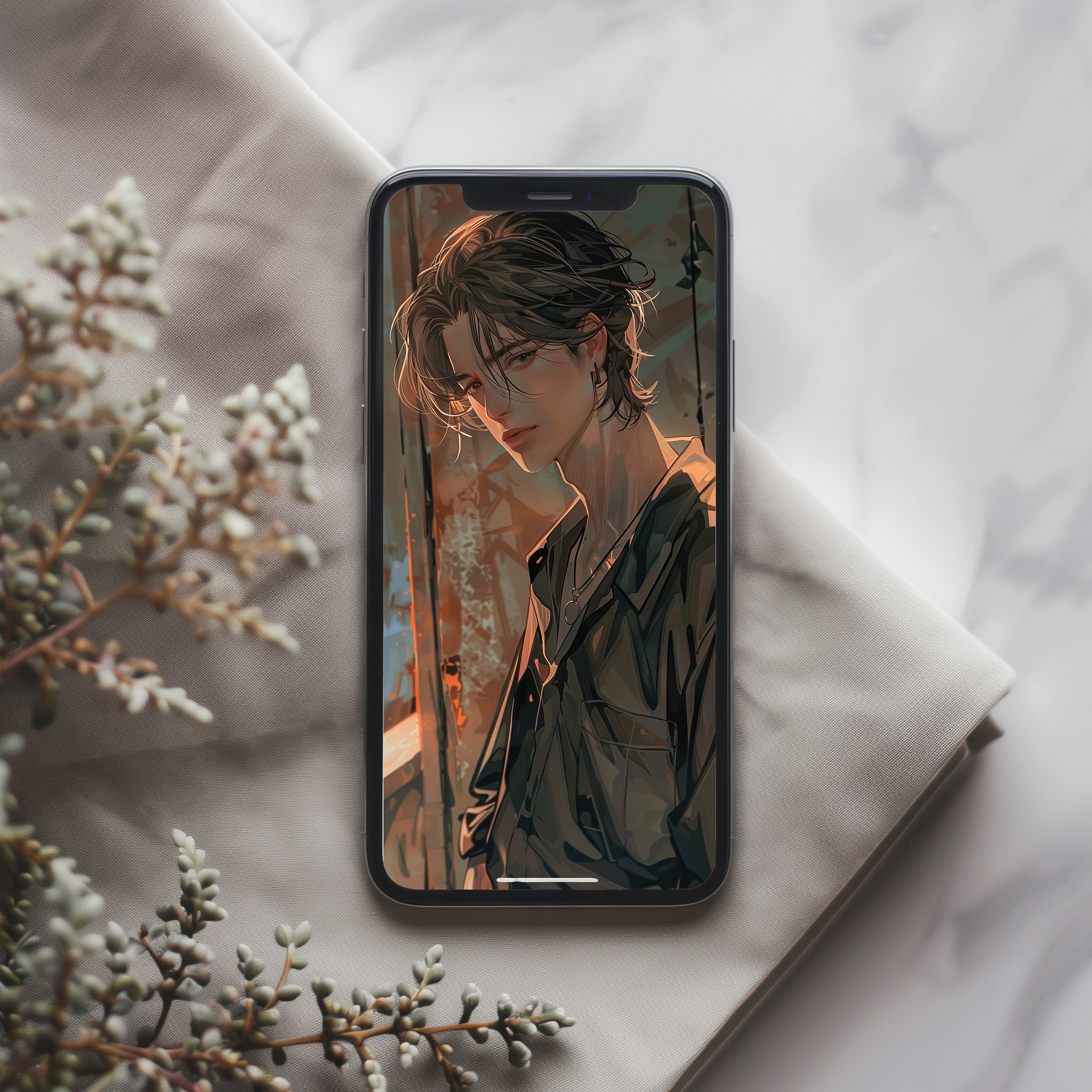 Cute Anime Boy Wallpapers Manga Fantasy iPhone Lock Screen Fashion Men ...