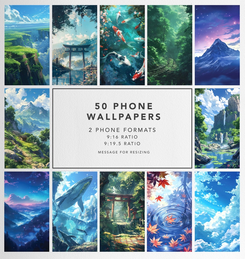 Beautiful Phone Anime Landscape Wallpaper Dreamy 4k Wallpaper Colourful ...