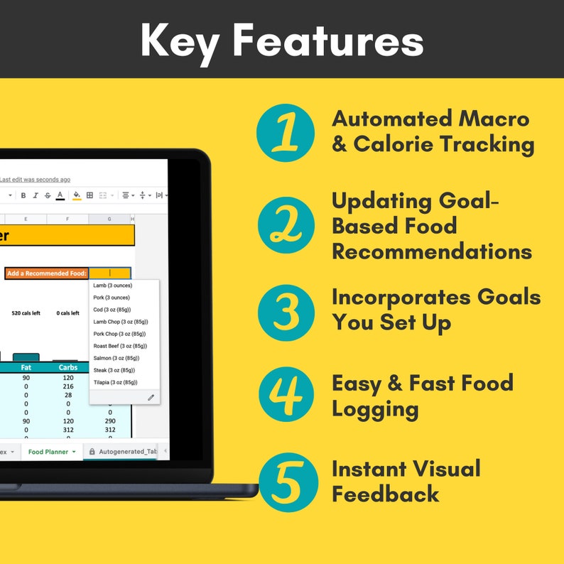 Smart Meal Planner: Macro Tracker With Food Recommendations (google ...