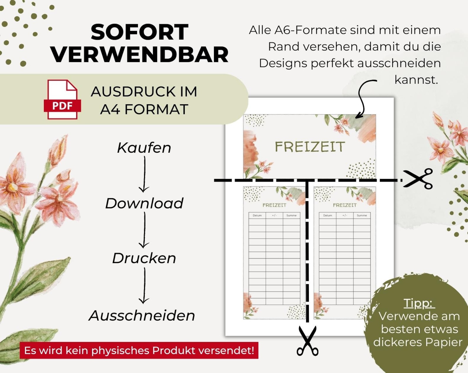 Budget Planer XXL Starter Set PDF Download | 110 Deckblätter + Budget Sheets, Sparchallenges ...