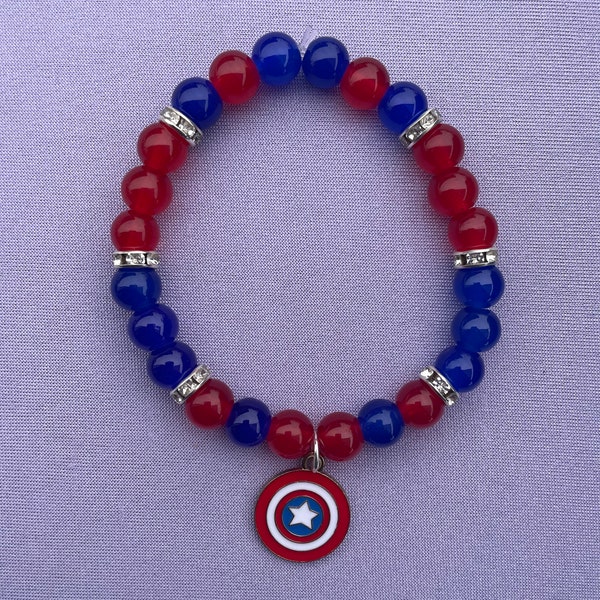 Captain America Jewelry - Etsy
