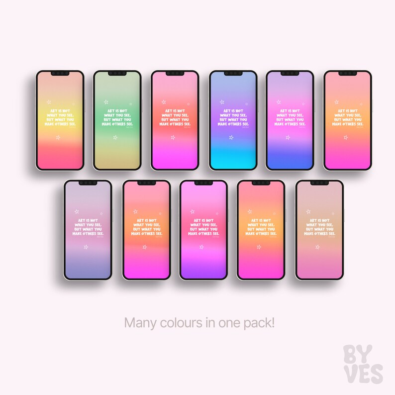 Artist Quote Gradient Phone Wallpapers, 11x Wallpapers, iPhone ...