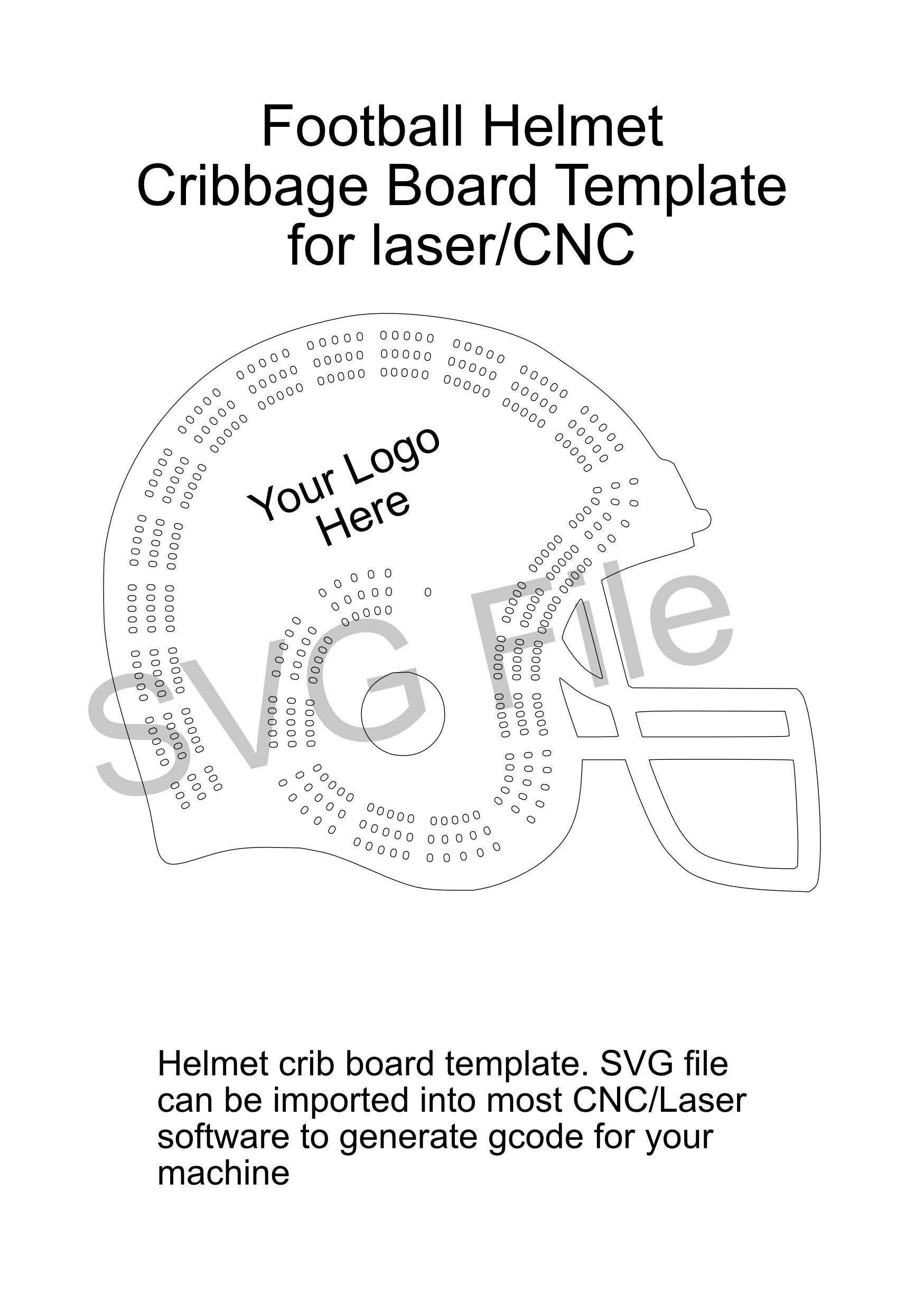 Black Football Helmet Template