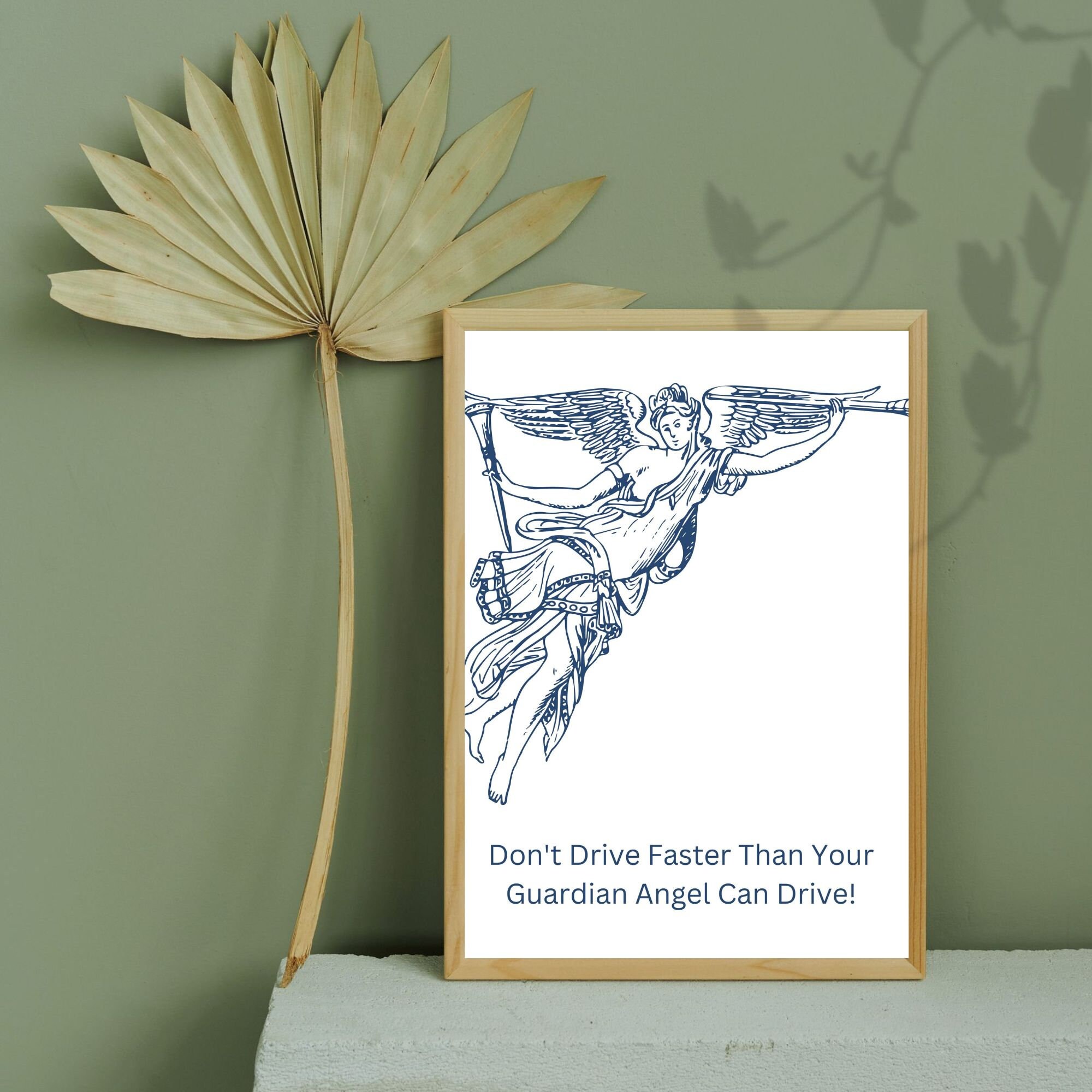 Young Drivers Safety Poster "don't Drive Faster Than Your Guardian ...