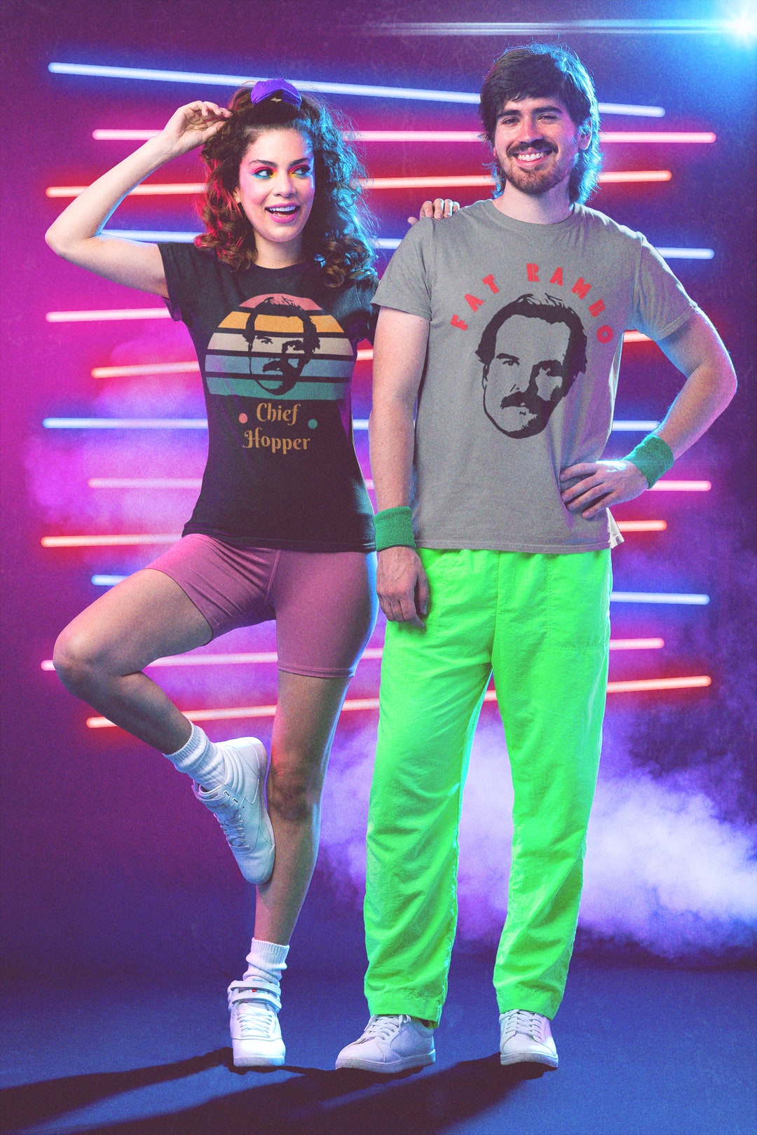 Fat Rambo - Stranger Things Graphic Tee - Etsy