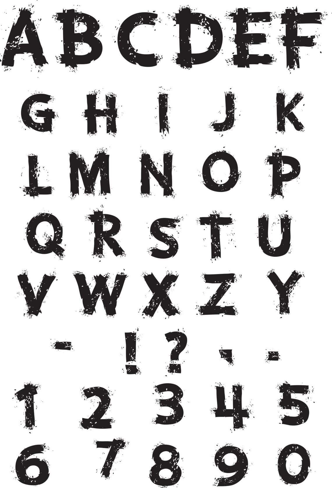 Alphabet Svg, Alphabet Clipart, Alphabet Svg File, Vector File ...