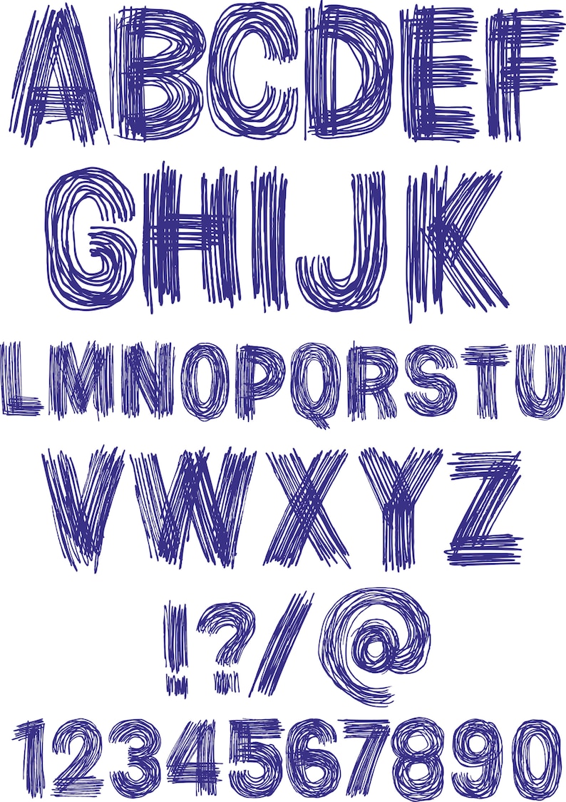 Alphabet Svg, Alphabet Clipart, Alphabet Svg File, Vector File ...