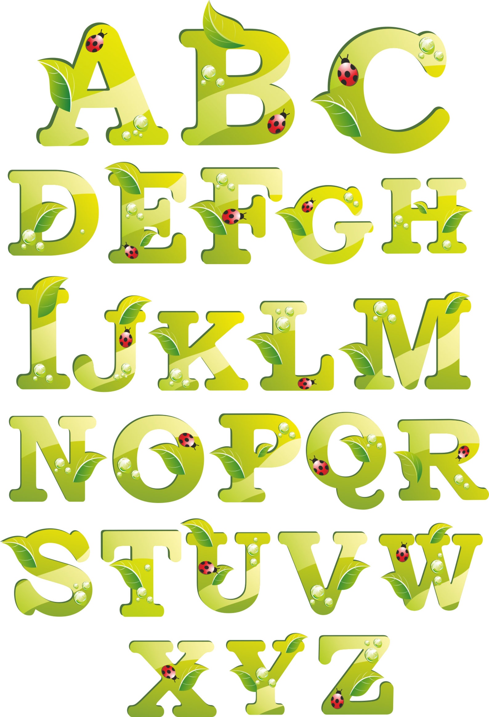 Alphabet Svg, Alphabet Clipart, Alphabet Svg File, Vector File ...