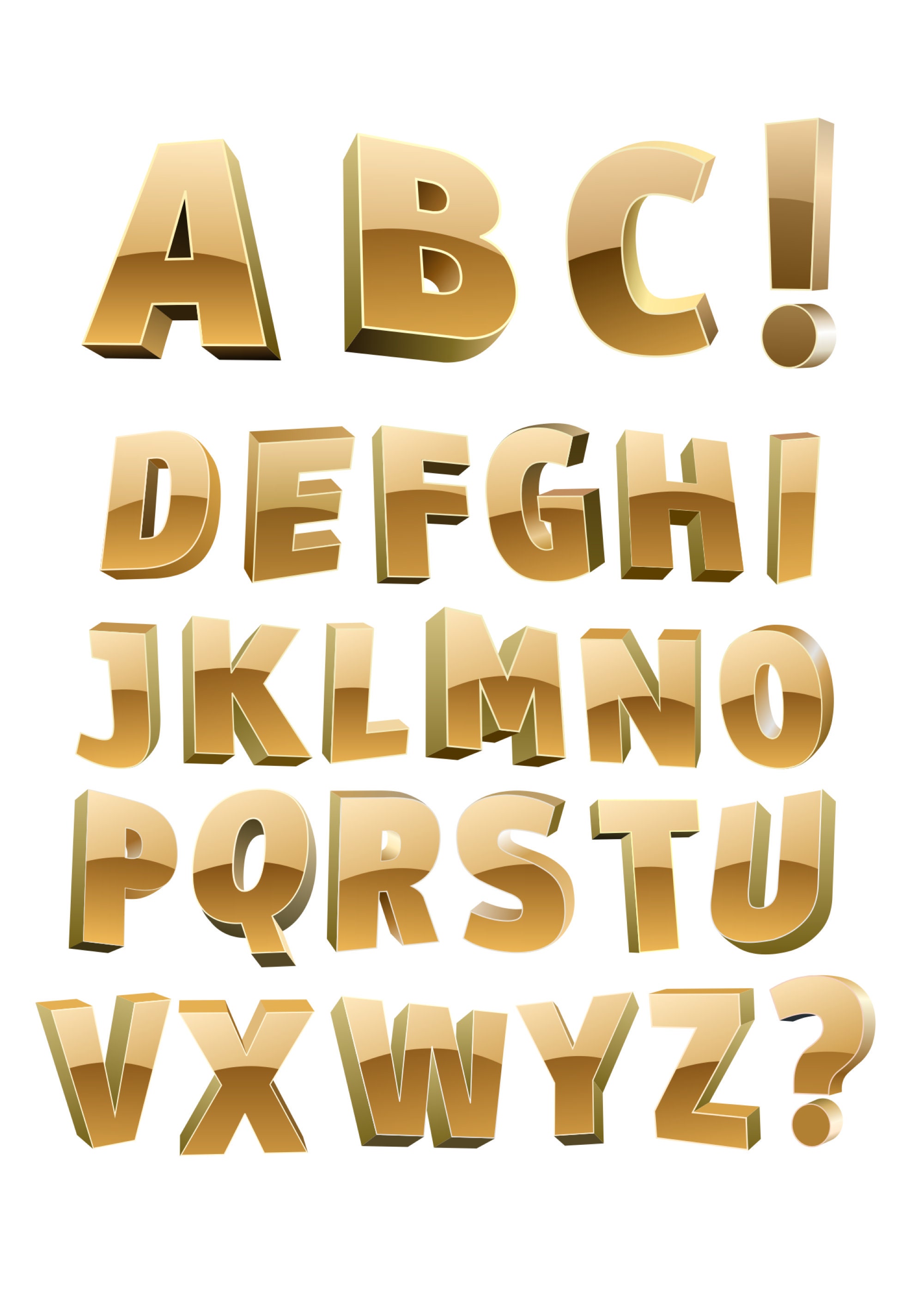 Alphabet Svg, Alphabet Clipart, Alphabet Svg File, Vector File ...