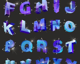 Alphabet Svg, Alphabet Clipart, Alphabet Svg File, Vector File ...