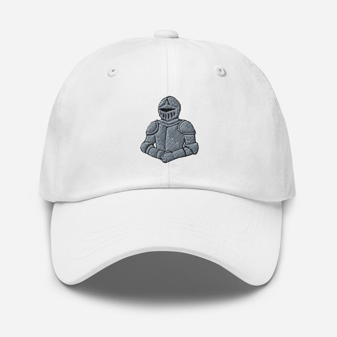 Knight Dad Hat – Embroidered Cotton Cap | Medieval Fantasy Hat, Dnd ...
