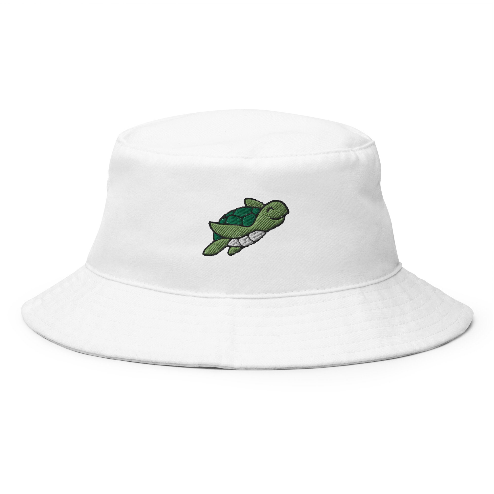 Turtle Bucket Hat, Embroidered Hat, Leatherback Turtle, Baseball Cap ...