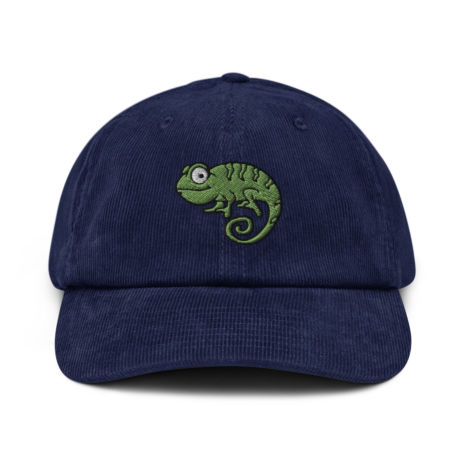 Chameleon Hat, Corduroy Hat, Embroidery, Baseball Cap, Nature, Gift ...