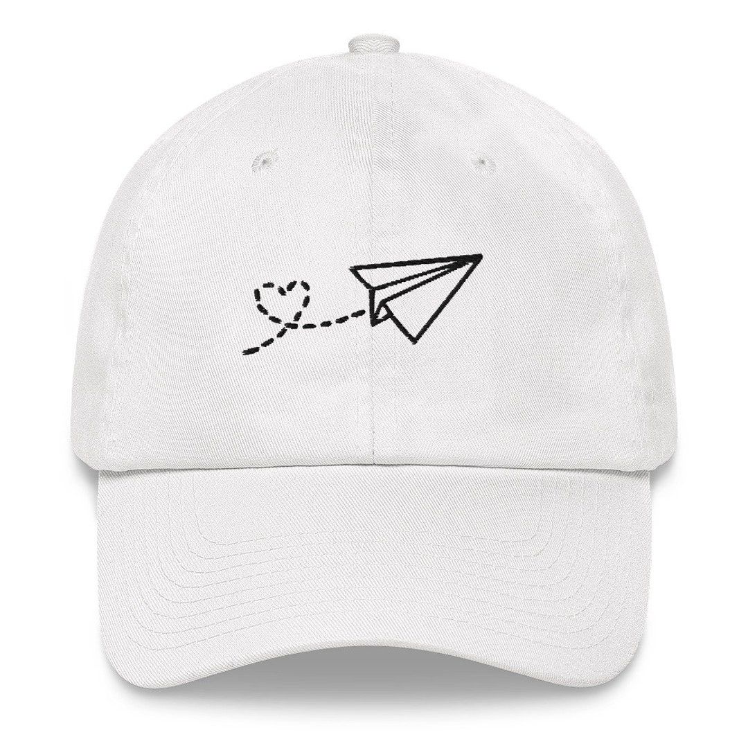 Paper Airplane Hat, Embroidery, Baseball Cap, Unisex, Gift Option - Etsy