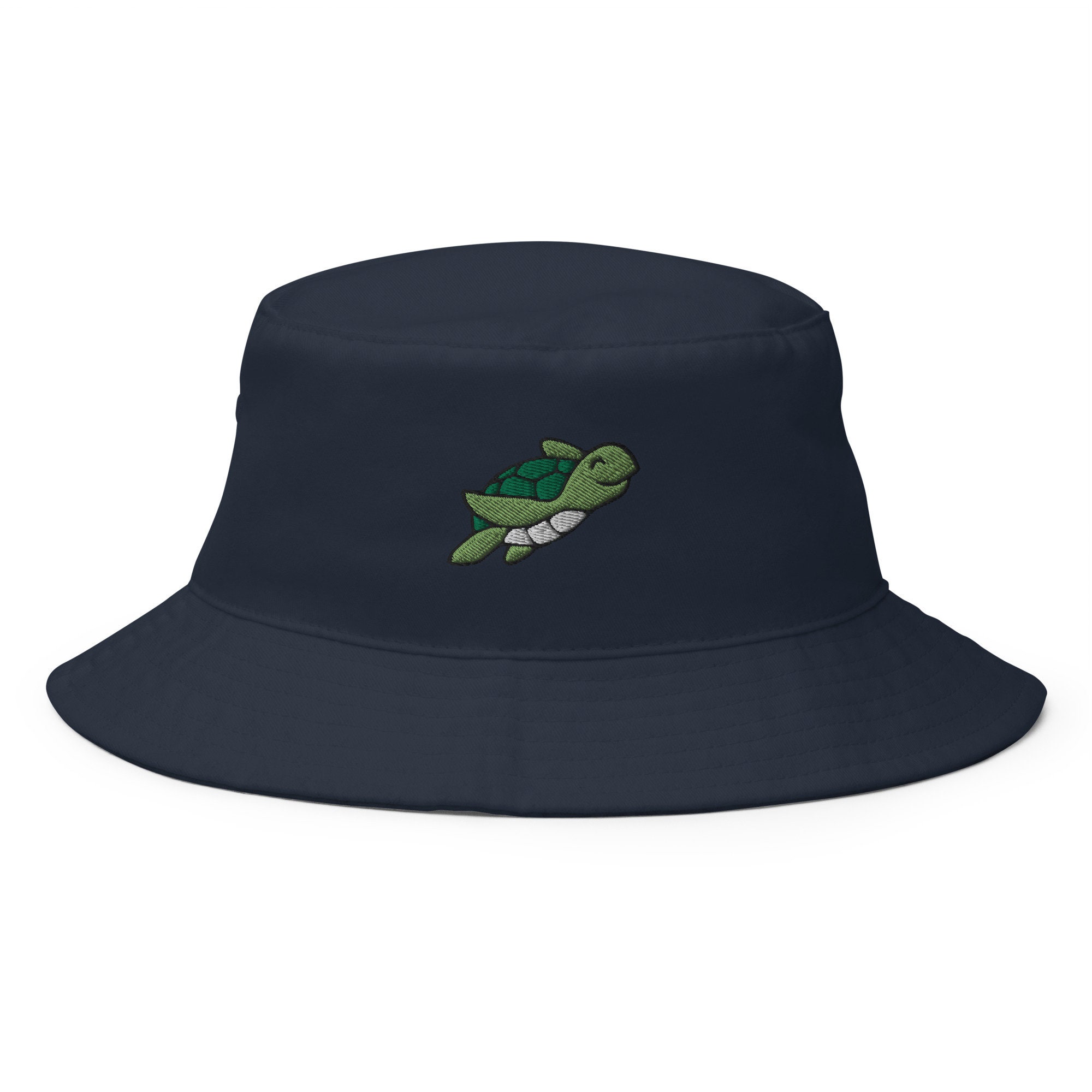 Turtle Bucket Hat, Embroidered Hat, Leatherback Turtle, Baseball Cap ...