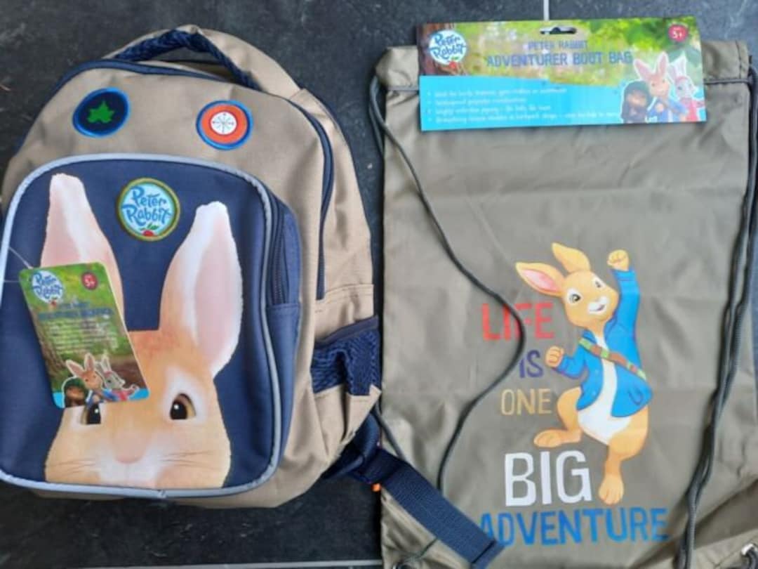 Peter Rabbit Backpack and Boot Bag UK SELLER - Etsy