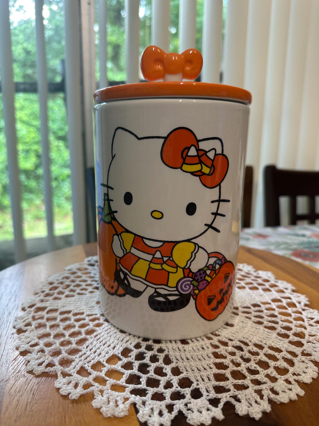HELLO KITTY Ceramic Canister With a Lid - Etsy