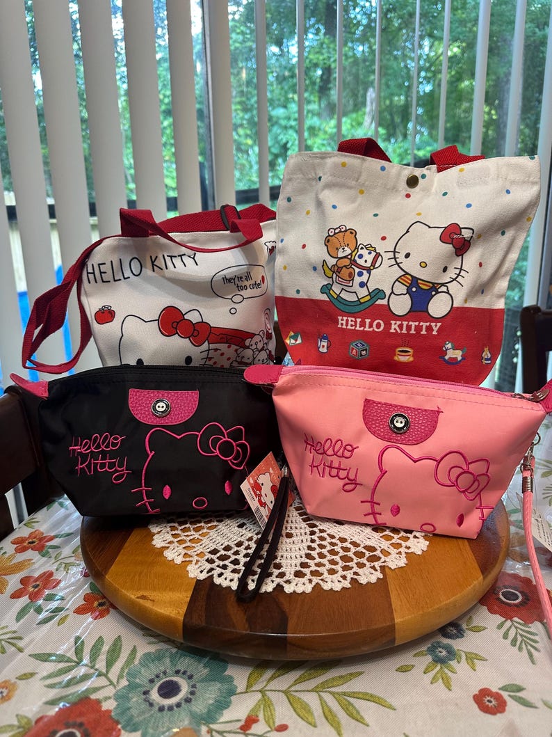 HELLO KITTY Bags - Etsy