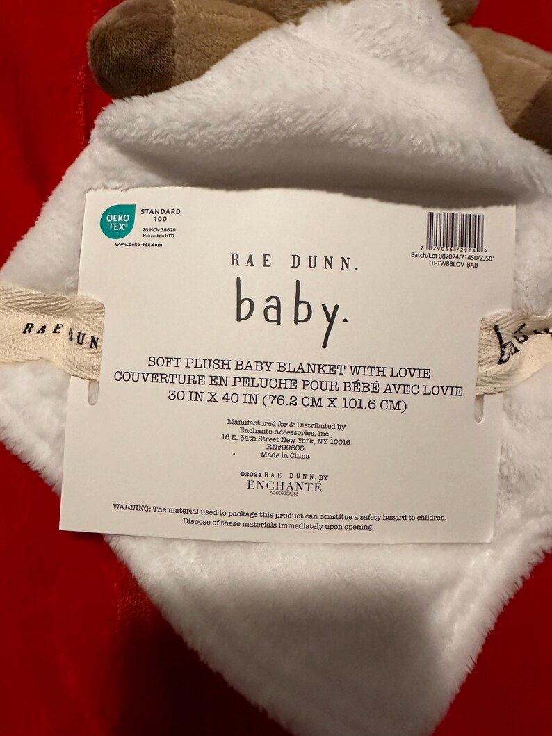 Rae Dunn BABYS 1st CHRISTMAS Baby Plush Blanket With Lovie - Etsy