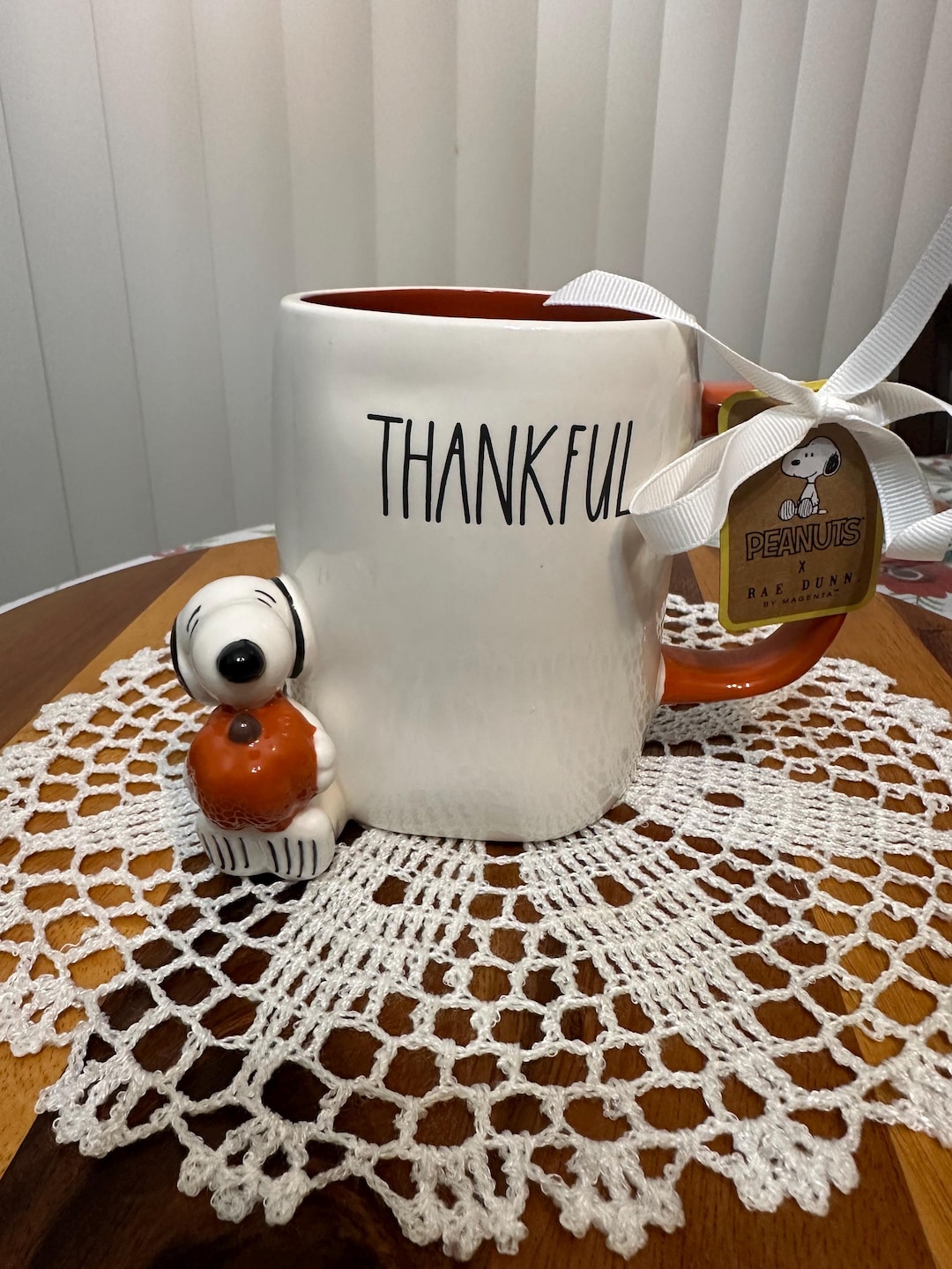 Ceramic “THANKFUL” Mug - Etsy