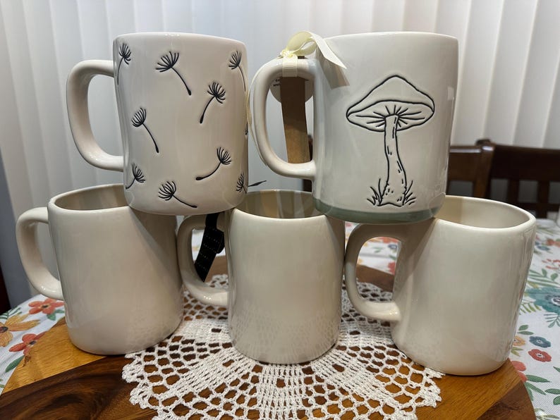 Ceramic RAE DUNN Coffee Mugs - Etsy