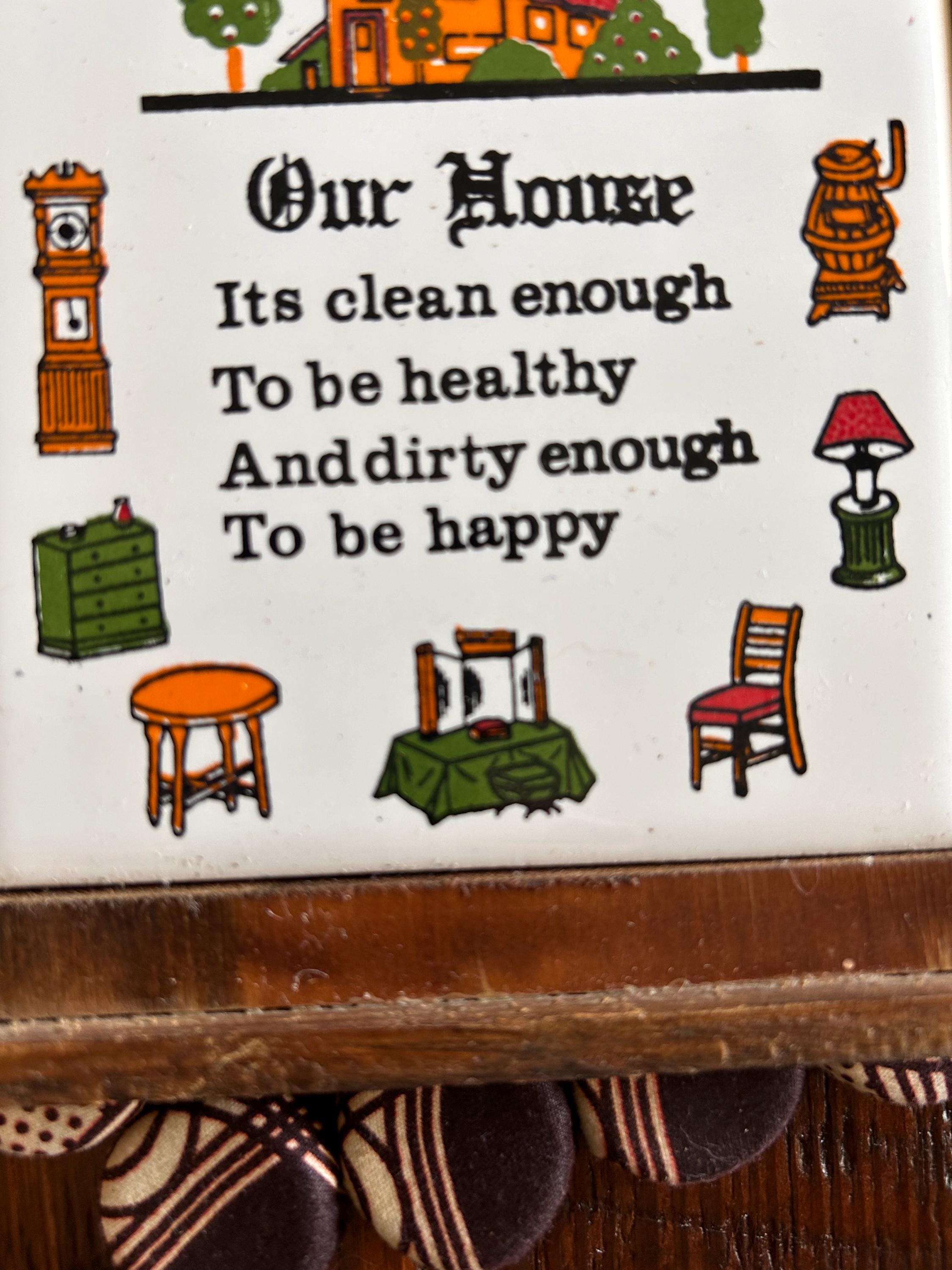 Vintage Trivet With Wood Frame - Etsy
